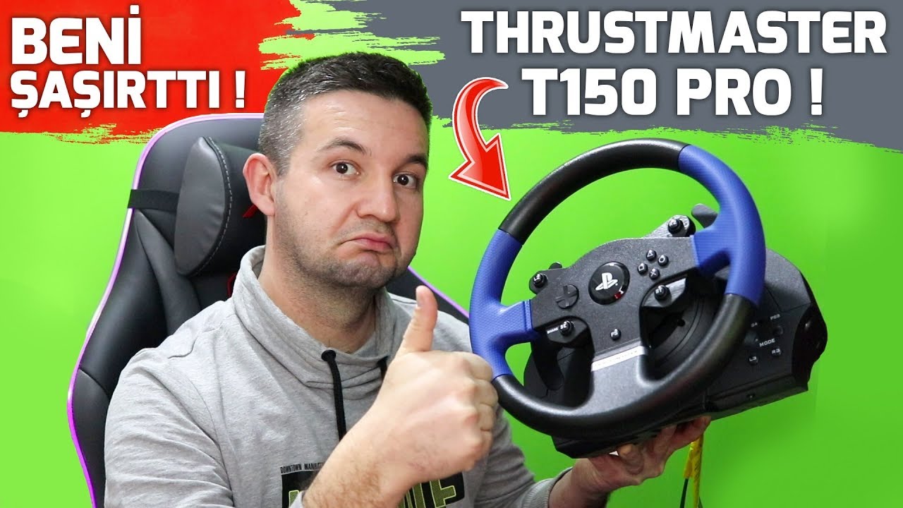 PERFORMANSI İLE ŞOKE EDEN DİREKSİYON SETİ THRUSTMASTER T150 PRO ! - YouTube