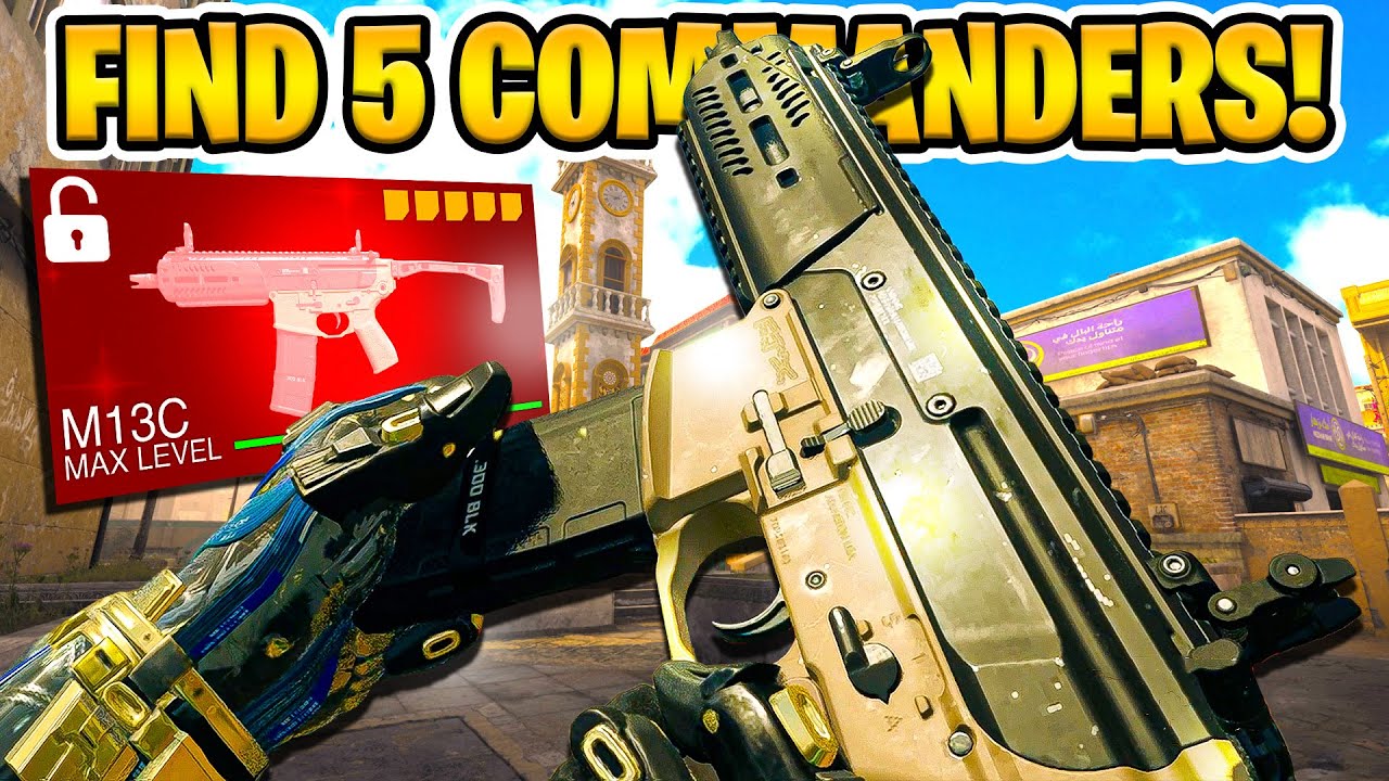 HOW TO FIND 5 COMMANDERS & UNLOCK THE NEW M13C IN MW2! (Modern Warfare ...