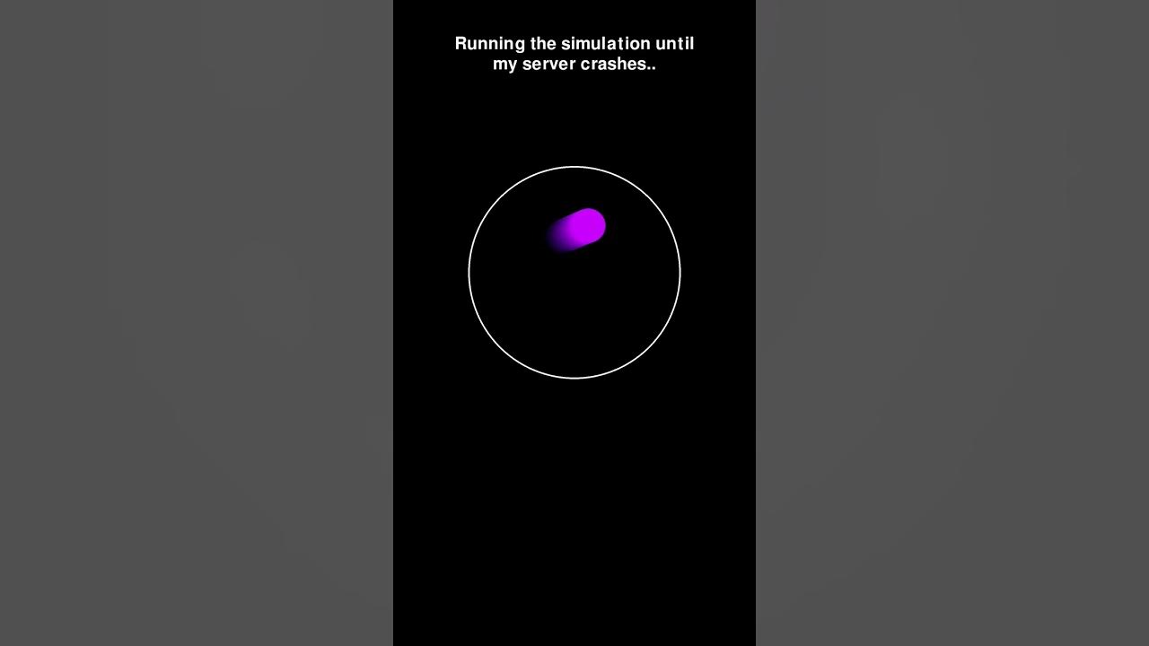 Ball bouncing simulation #adhd #music #code #space #python #physics #simulations #memes #science ...