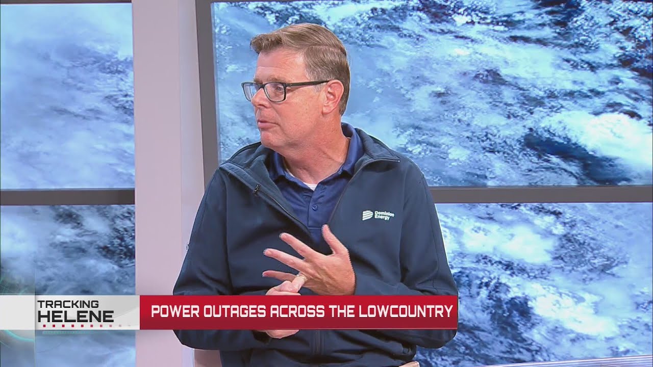 Dominion Energy provides update on power outages after Helene - YouTube