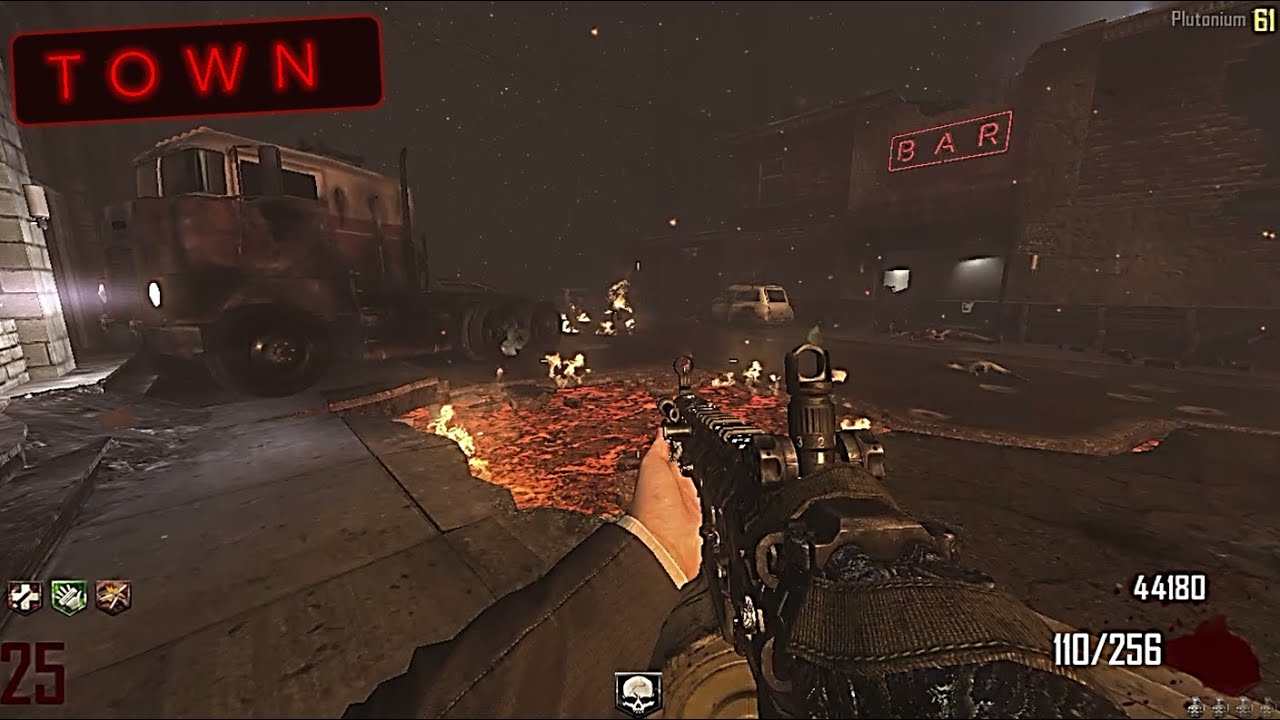 TOWN - BLACK OPS 2 ZOMBIES (pueblo) gameplay #dao7 - YouTube
