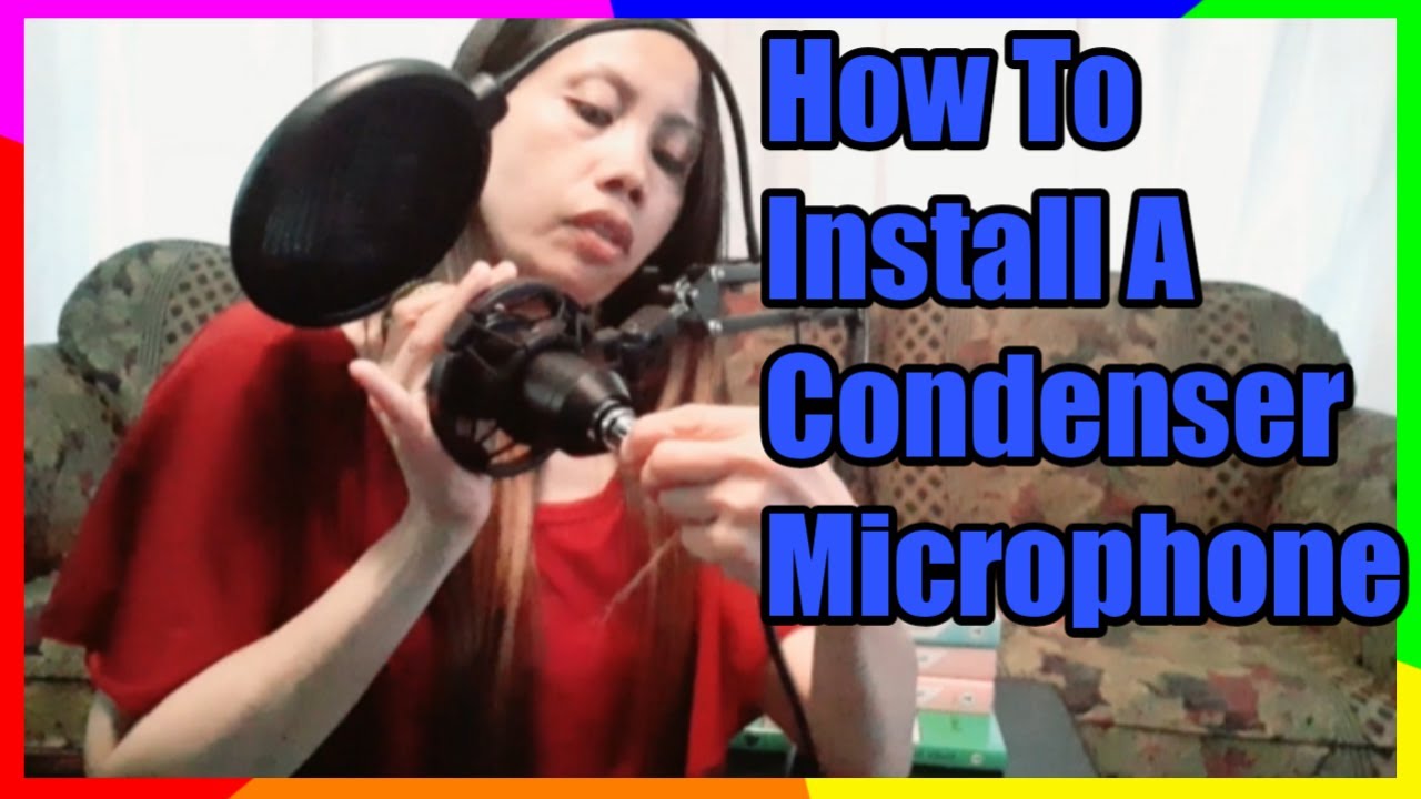 How To Install A Condenser Microphone - YouTube