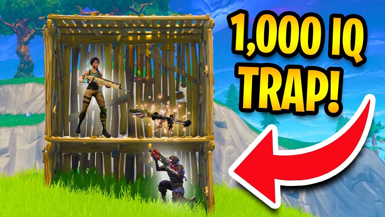 HIDING UNDER FORTS! *1000 IQ TRAP!* | Fortnite Battle Royale - YouTube