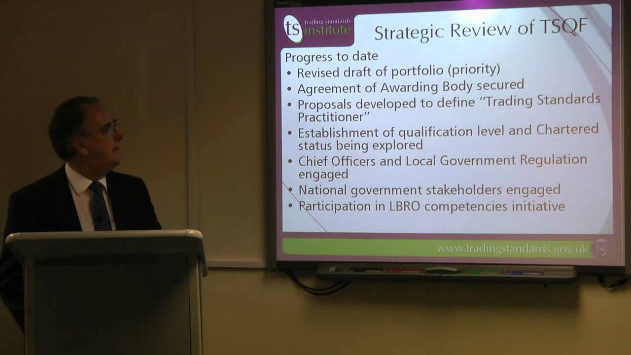 Peter Heafield talks about the TSQF strategic review - YouTube