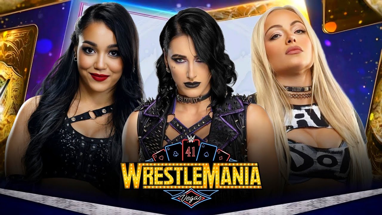 Rhea Ripley vs Liv Morgan vs Roxanne Perez Full Match WWE WrestleMania ...