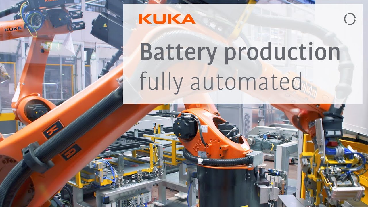 Fully automated battery module production - YouTube