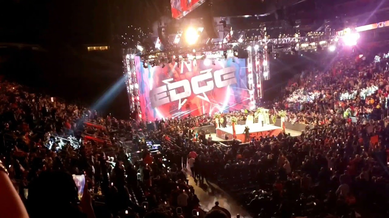 WWE Monday Night Raw Edge Entrance / Brood Bath - YouTube