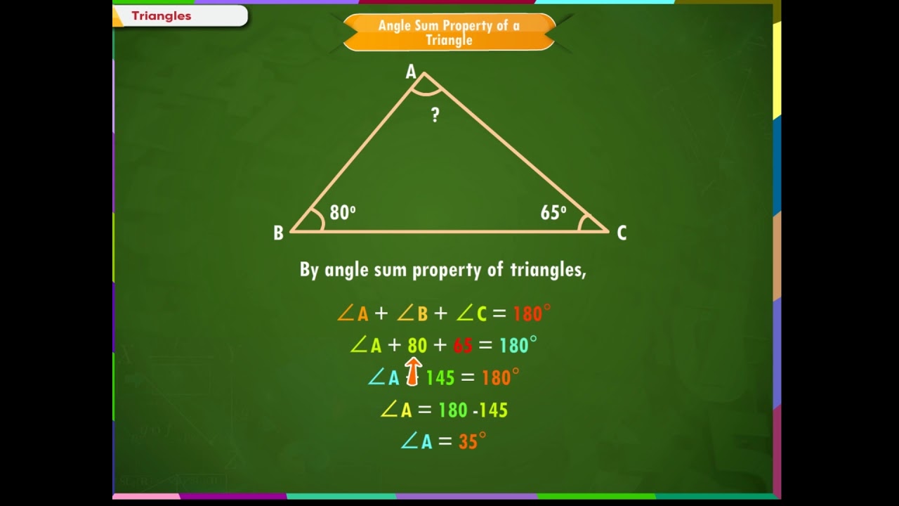 Properties of Triangles class-6 - YouTube