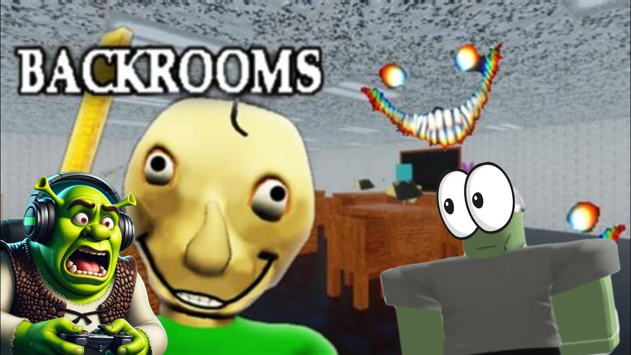 SHREK SCAPPA FINALMENTE DALLE SUE BACKROOMS | Shrek In The Backrooms Ep ...