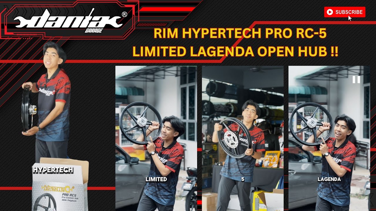 Rim Hypertech Pro Rc-5 Limited Lagenda Open Hub‼️ - YouTube