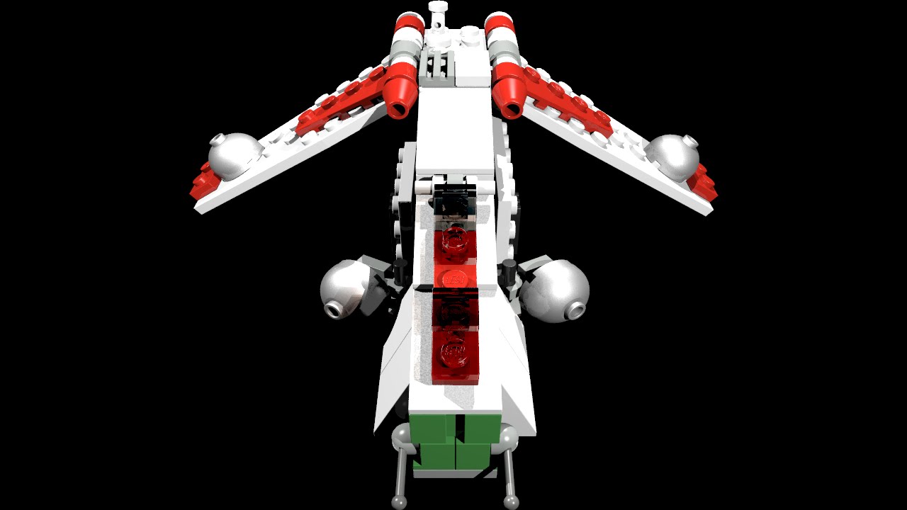4490 Lego Mini Republic Gunship - YouTube