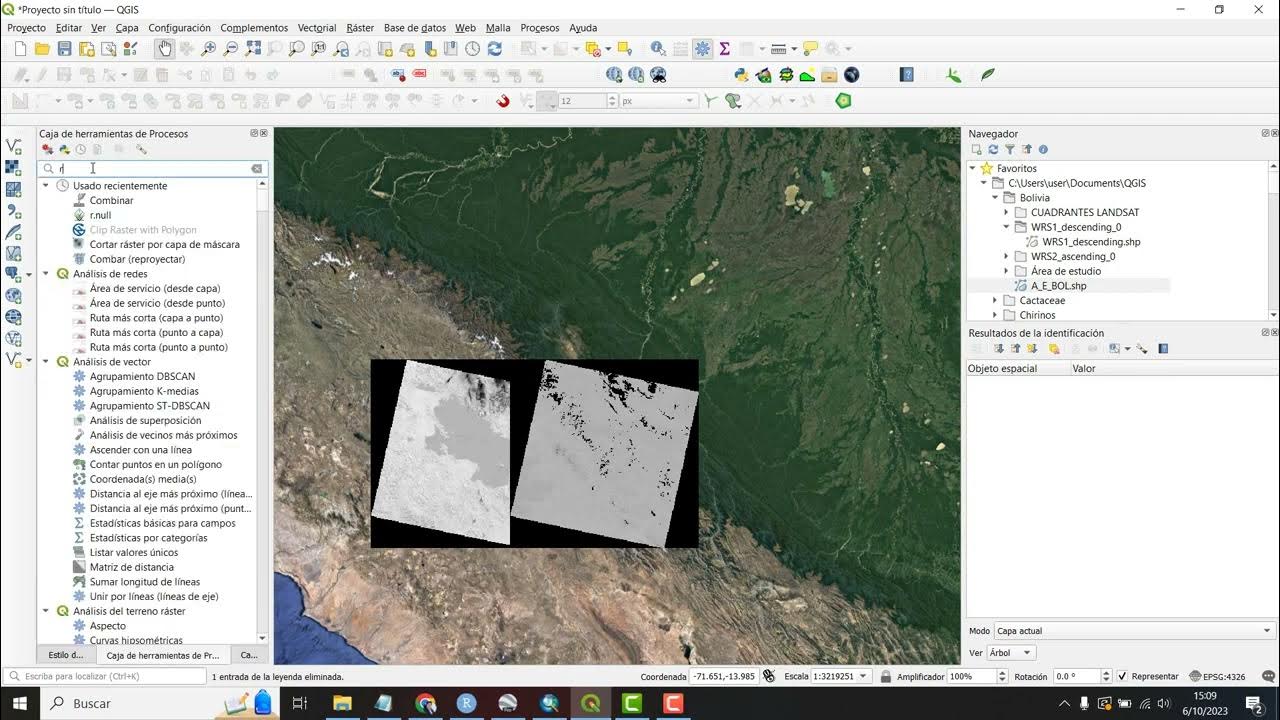 Combinar raster con valores NULL o NA en QGIS - YouTube