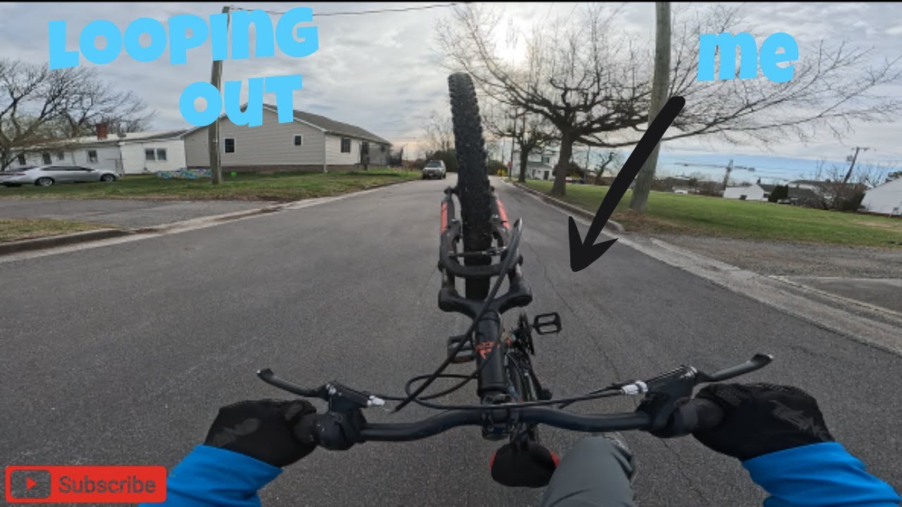 looping out on a mountain bike - YouTube