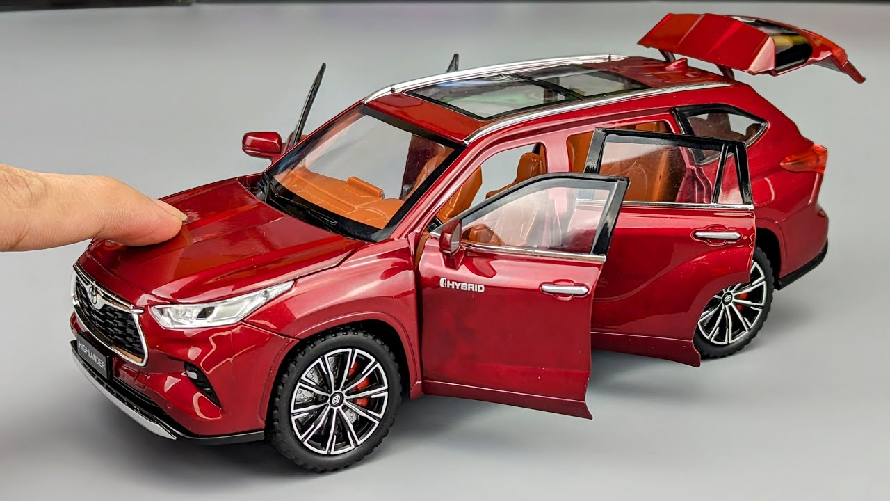 Unboxing of Toyota Highlander diecast model car - YouTube