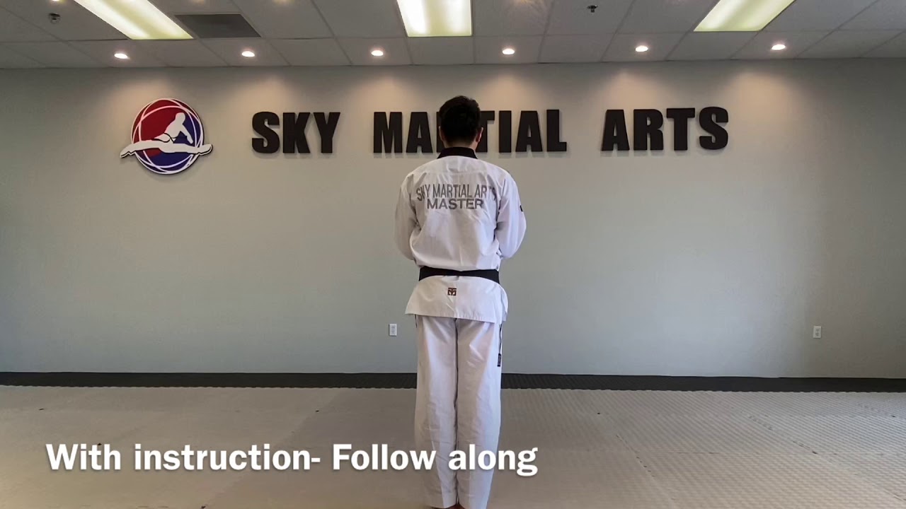 White Belt - Basic Form - YouTube