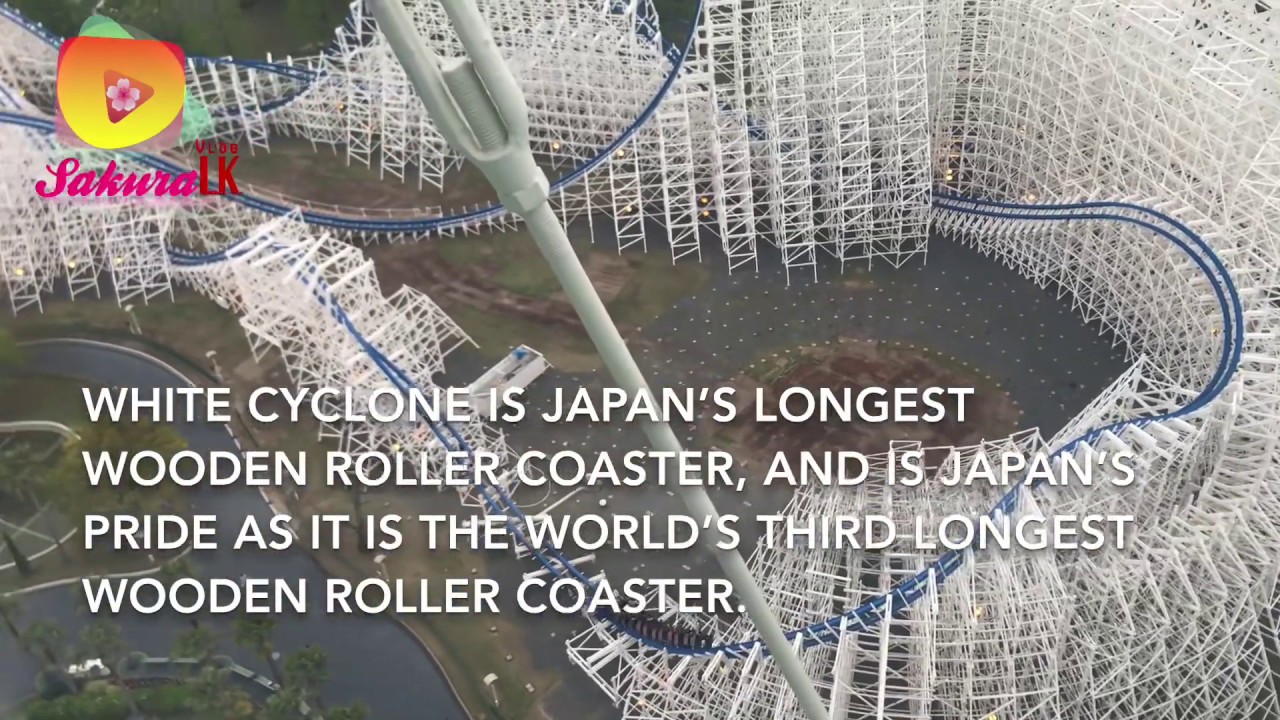 White Cyclone Roller Coaster - Nagashima Spa Land Japan - YouTube