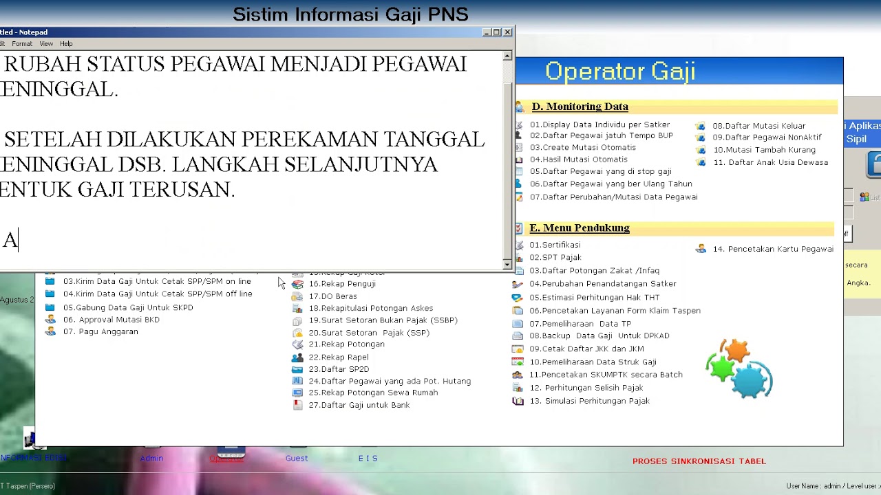 Tutorial Simgaji Taspen - Cara Membuat Gaji Terusan di Aplikasi Simgaji ...