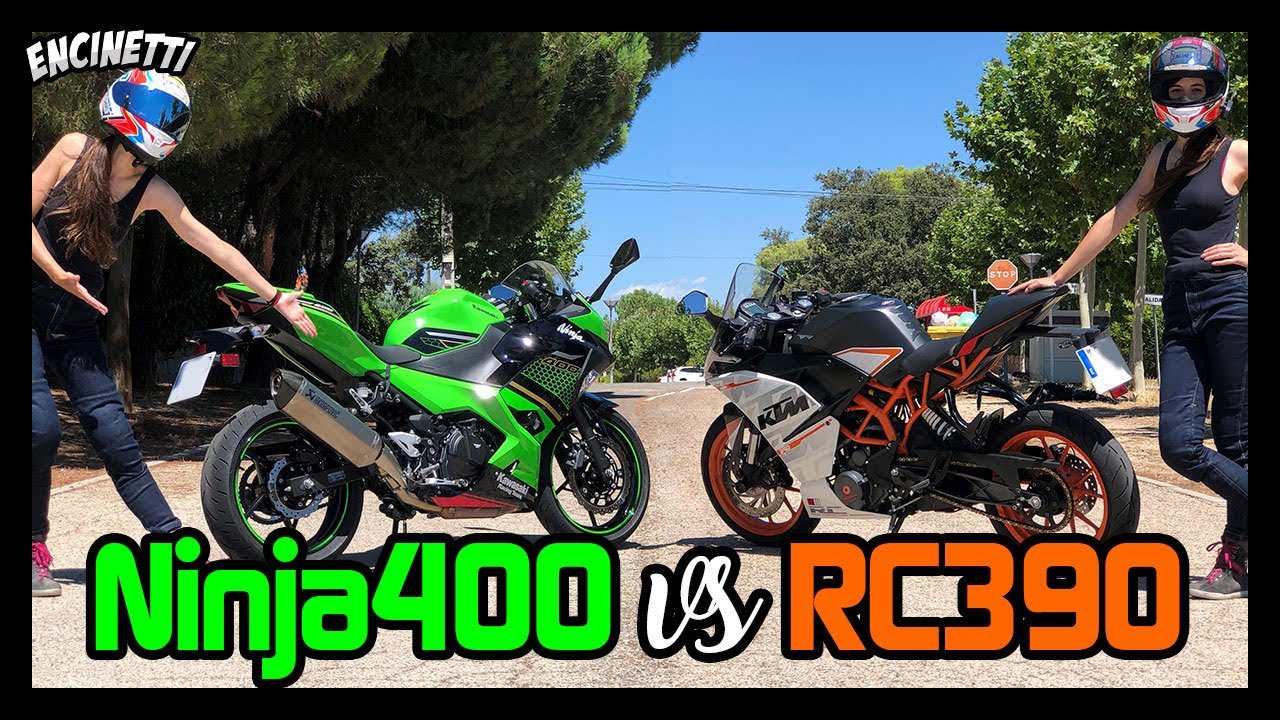 KAWASAKI NINJA 400 VERSUS KTM RC 390 - COMPARATIVA MOTOS DEPORTIVAS ...