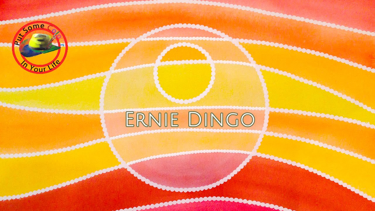 Acrylic painting techniques and tutorial with Ernie Dingo I Colour In ...