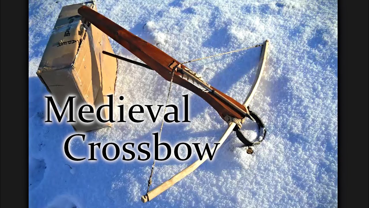 Making medieval wooden crossbow - YouTube