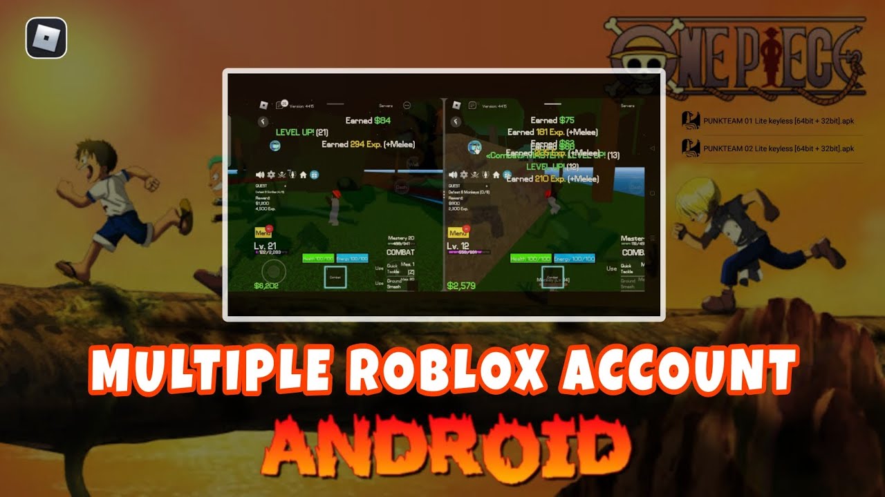*New Method* How to use MULTIPLE ROBLOX ACCOUNTS in Android | Punk Team ...