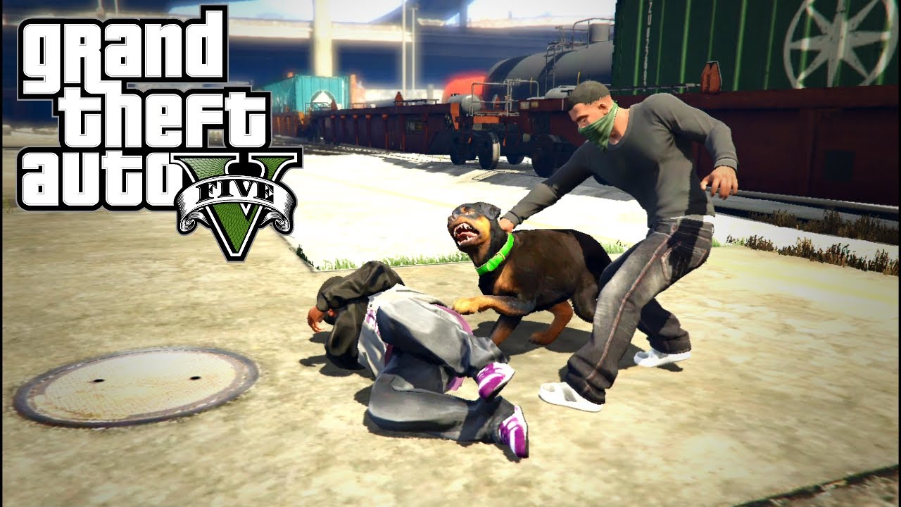 CHOP AND FRANKLIN MISSION - GTA V - YouTube