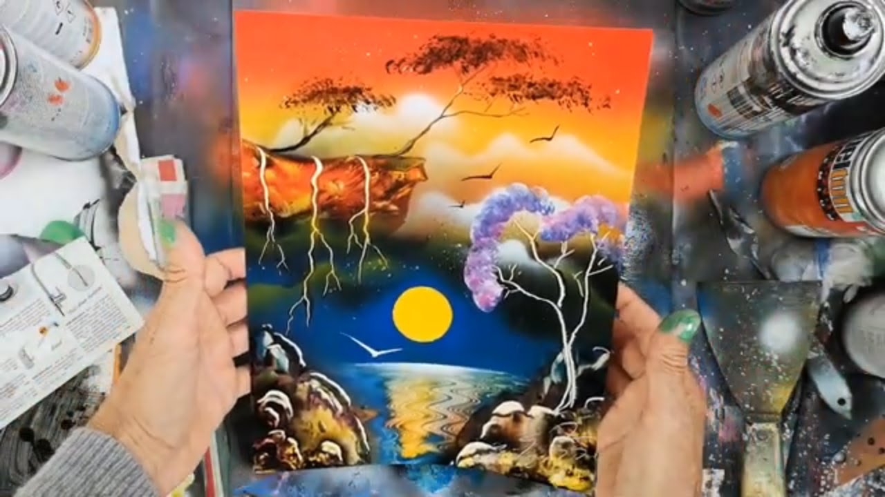 Quando il sogno si fonde con la realtá Spray Paint Art su BINDAKOTE ...