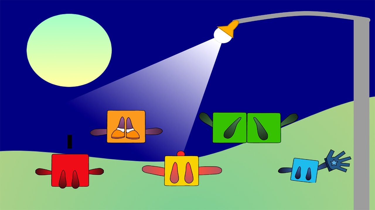 Numberblocks Intro but everyone fall down - YouTube