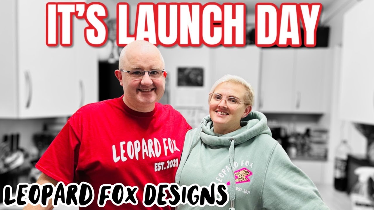 IT'S LAUNCH DAY | OUR NEW CLOTHING RANGE | Leopard Fox Designs - YouTube