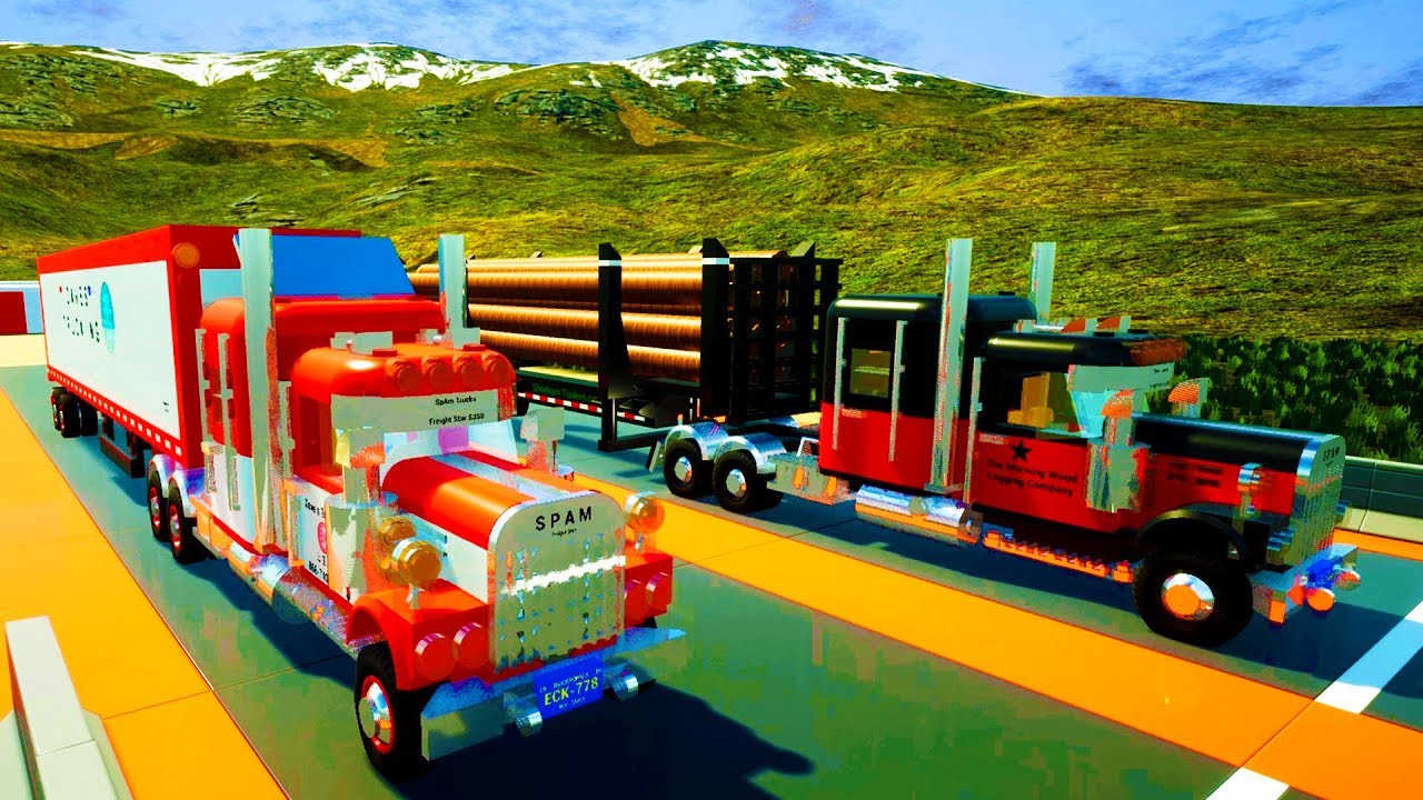 THE MOST EXPLOSIVE SEMI TRUCK DRAG RACE EVER - Brick Rigs Multiplayer ...