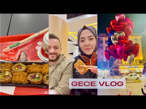 GECE VLOG/ EŞİMLE ÇİĞKÖFTE MUKBANG 🤍🐥 #reklam yok #fyp #keşfet