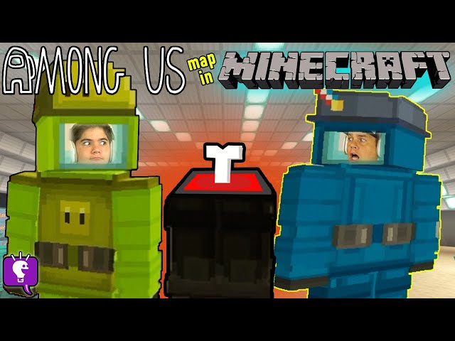 Among Us MAP in MINECRAFT Built by HobbyFamilyTV - Videos For Kids