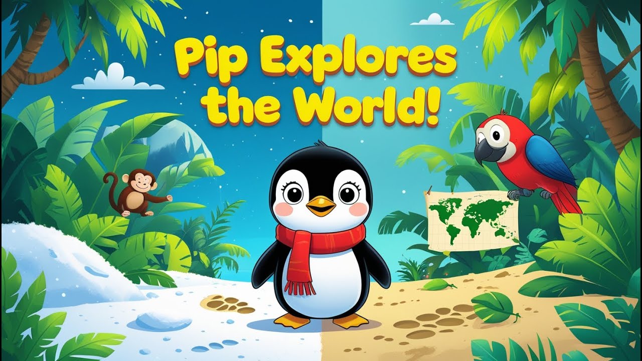 Little Penguin Pip Explores the World – Cute Kids Song - YouTube
