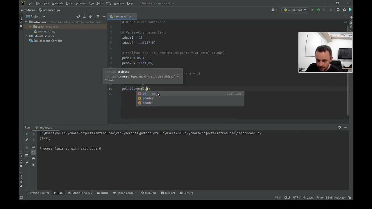Aula 1.2 - Introdução ao Python: Tipos de Variáveis Parte 1 (MathPy ...