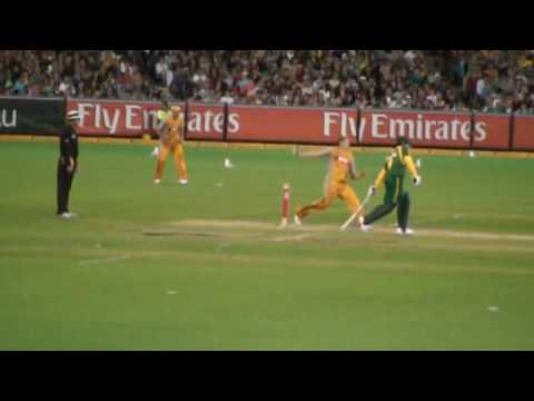 Slow-motion cricket bowling - YouTube