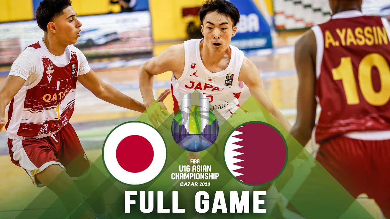 Japan v Qatar | Full Basketball Game | FIBA U16 Asian Championship 2023 ...