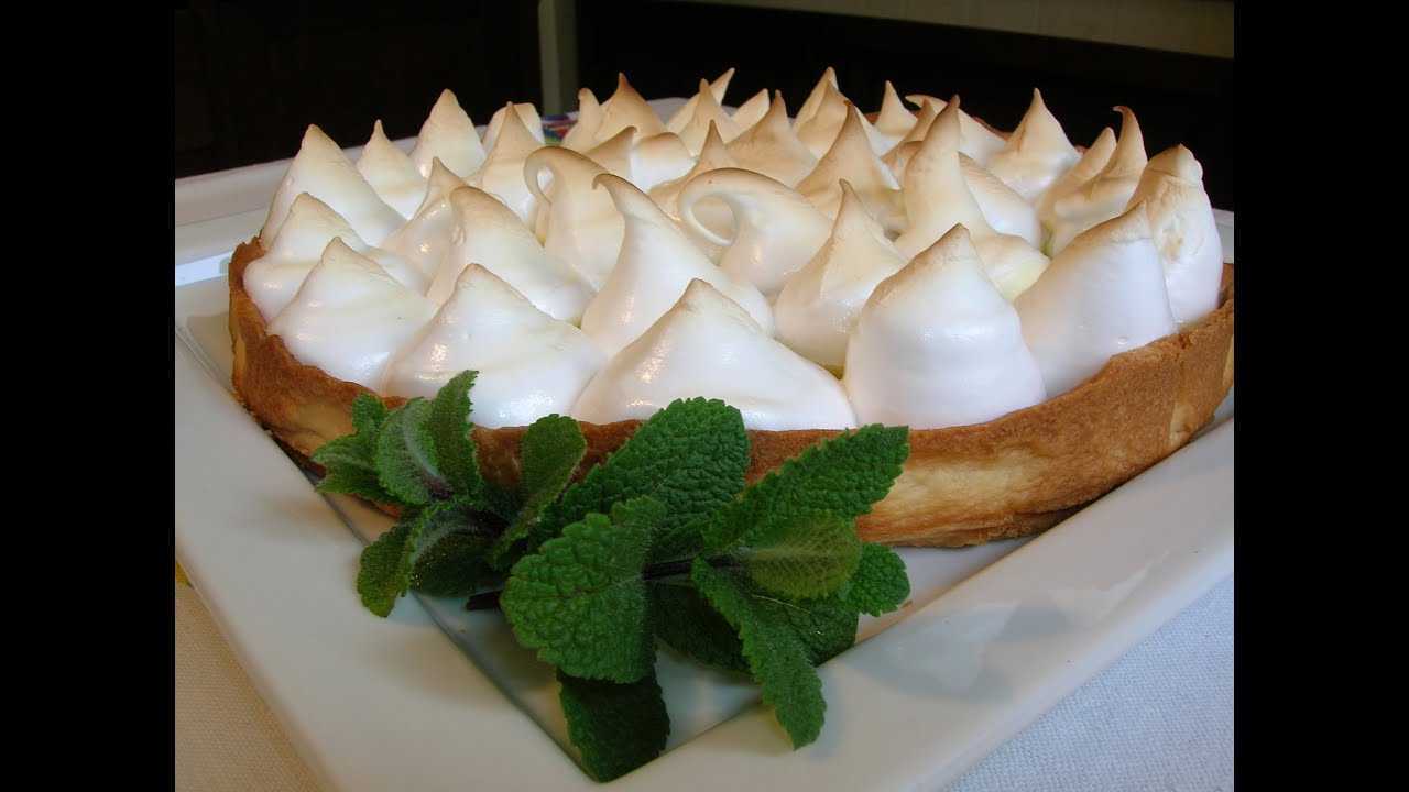 Crostata Meringata al Limone - Lemon Curd - Meringa Italiana - YouTube