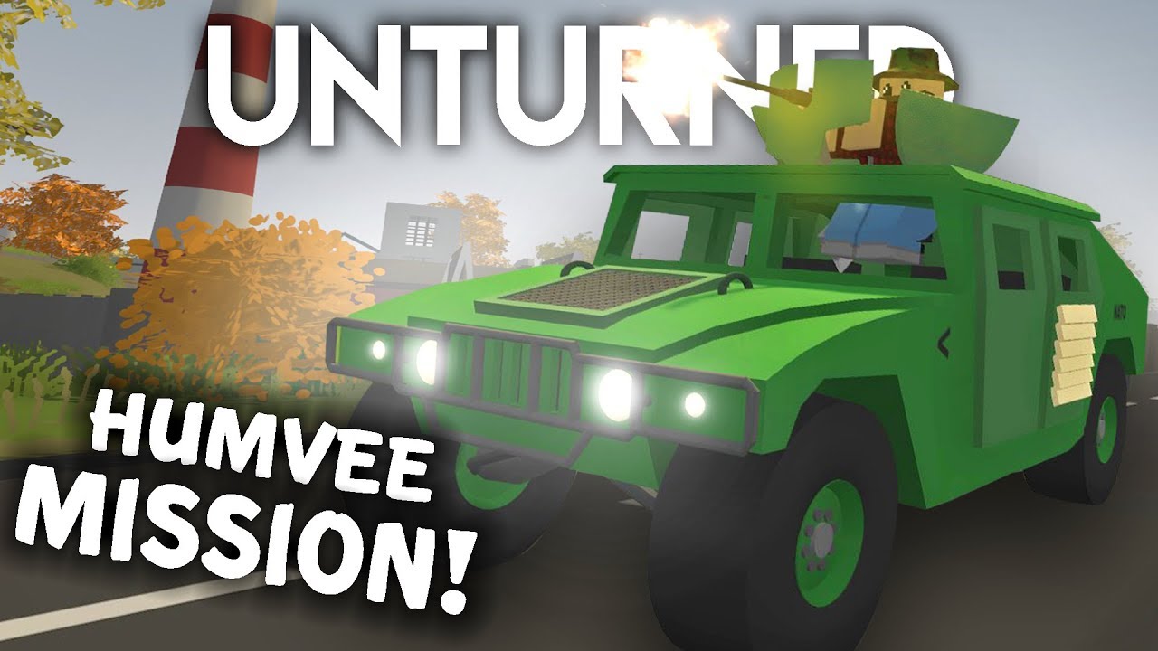 Armored Humvee Mission! (Unturned Survival Roleplay #10) - YouTube