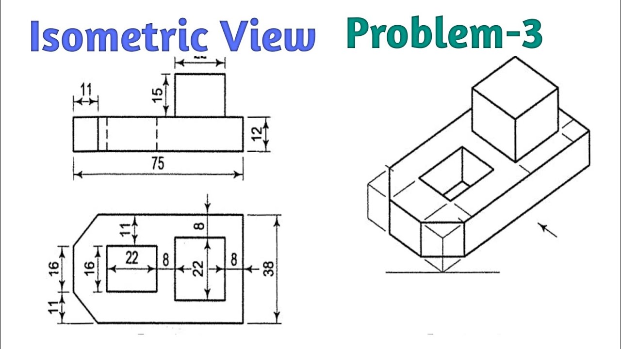 Isometric View_Problem-3 - YouTube