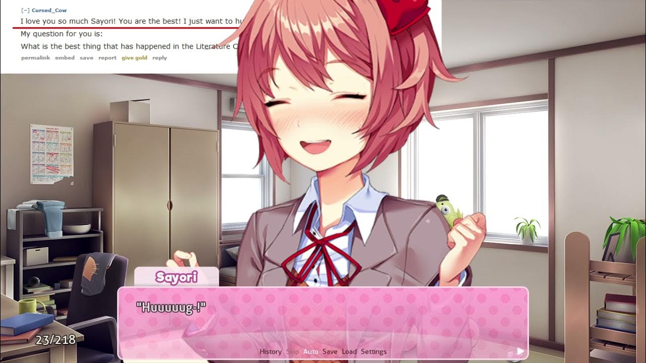Sayori Gets Strange Questions (DDLC Interview Club MOD) Part 2 - YouTube