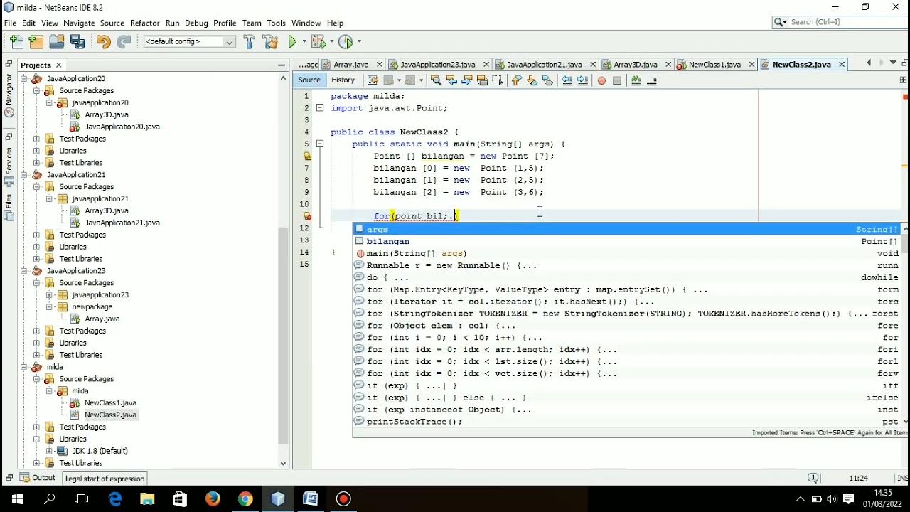 membuat dan menampilkan Elemen array bertipe class/object - YouTube
