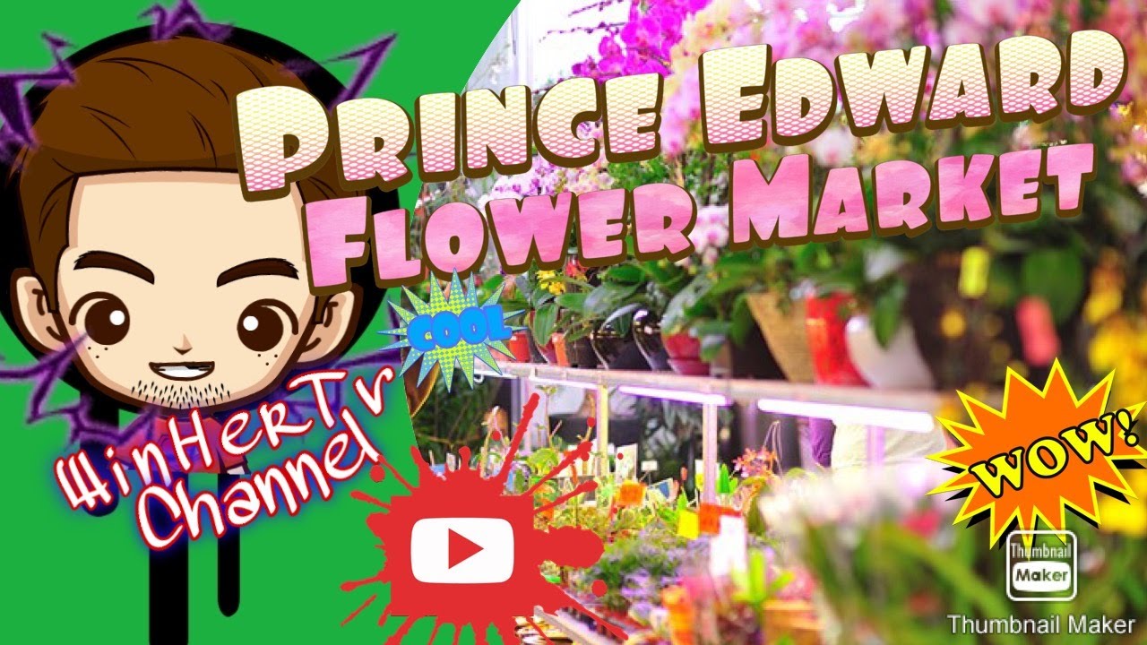Prince Edward Flower Market w/ my Plantita Wife - YouTube