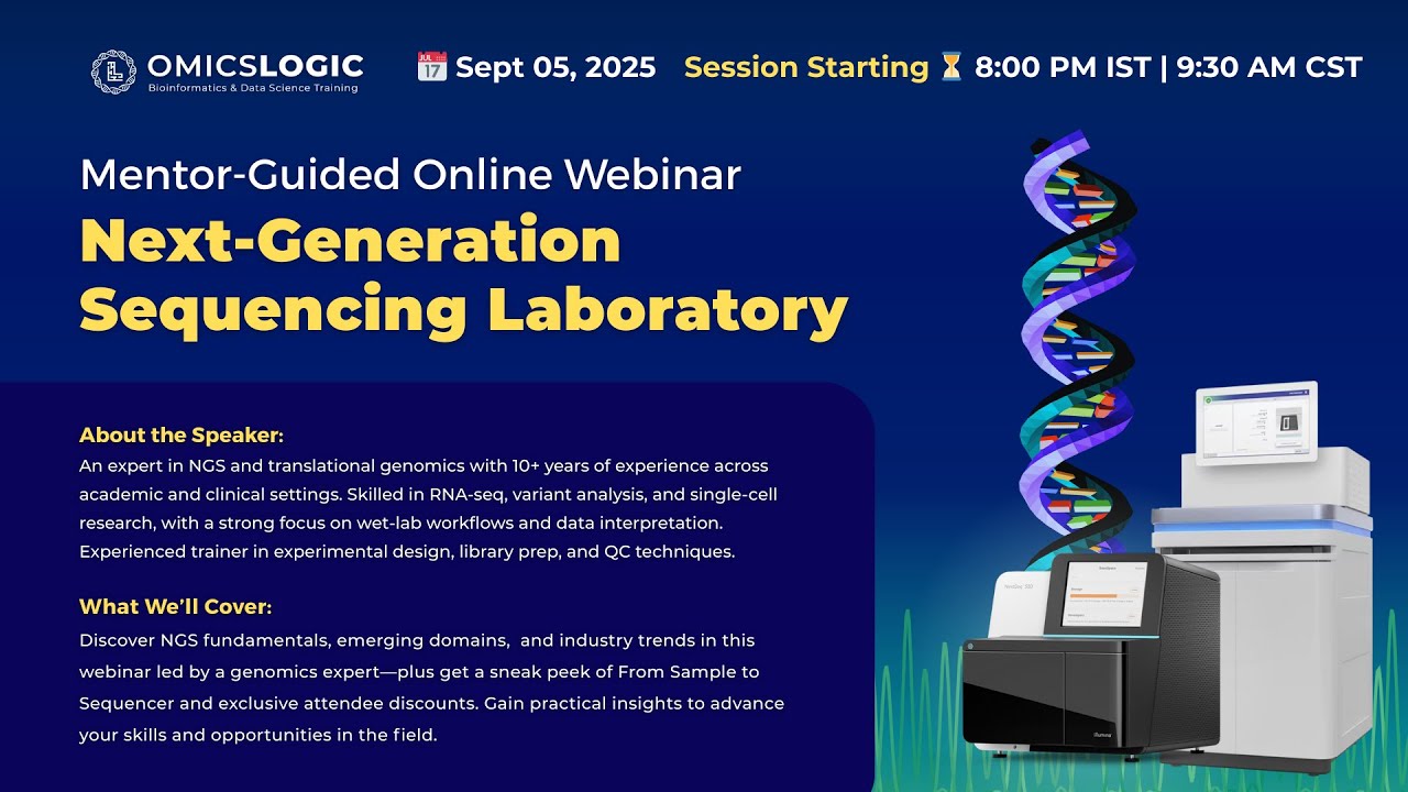Mentor-Guided Online Webinar: NGS Laboratory - Industry Best Practices ...