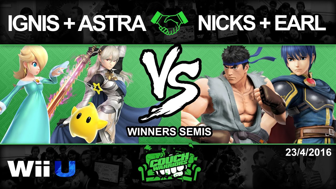 April Ranbat Doubles | Earl + Nicks (Ryu, Marth) vs. Ignis + Astra (R&L ...