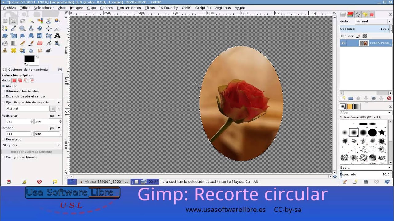 Gimp Recorte Circular YouTube gimp-recorte-circular-youtube