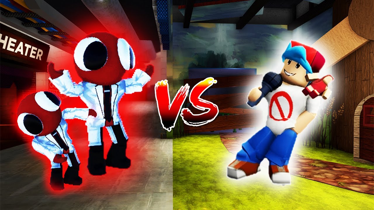 Red VS BF | Rainbow Friends Chapter 1 | FNF mod | Roblox - YouTube