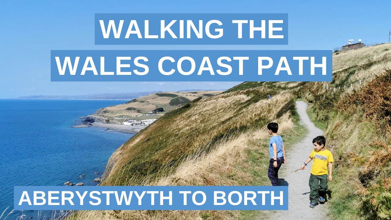 Walking The Wales Coast Path/ Aberystwyth to Borth/ Ceredigion Coast ...