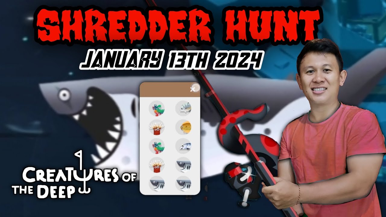 TRIPLE SHREDDER IN A ROW - Creatures of the Deep Fishing #shredder ...