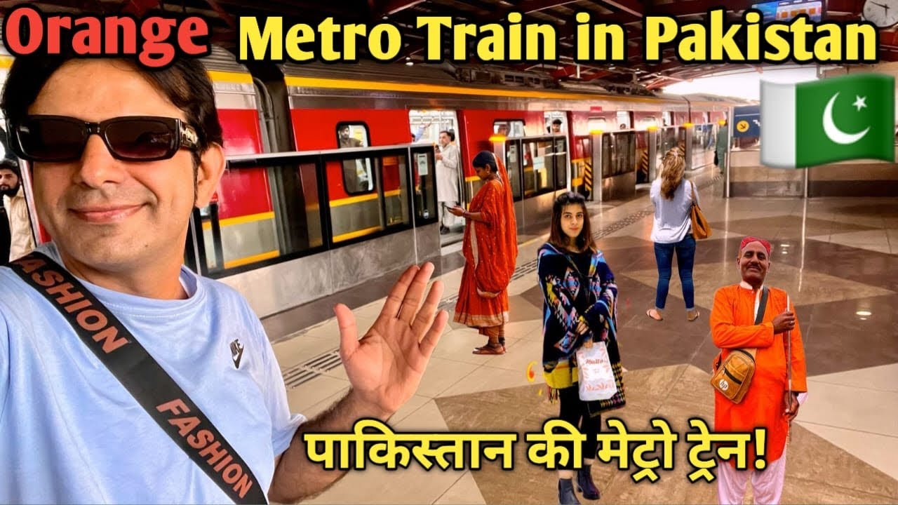 Orange Metro Train in Lahore Pakistan | Luxury Train of Pakistan ...