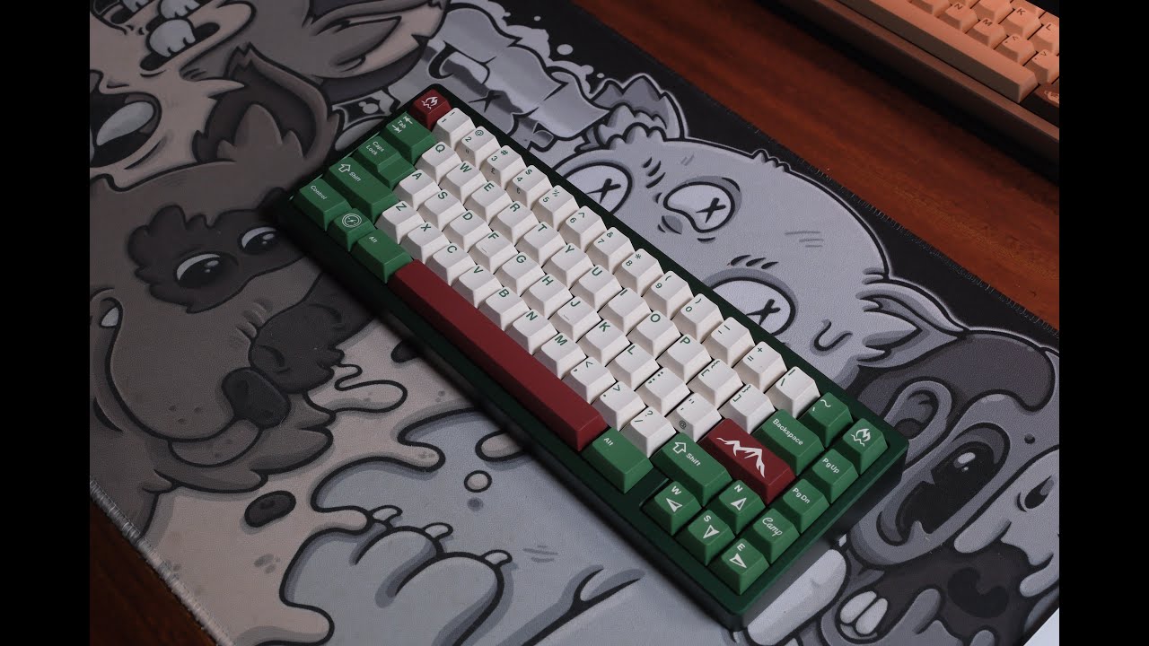 Kohaku Green R2 w/ GMK Camping R1 - YouTube